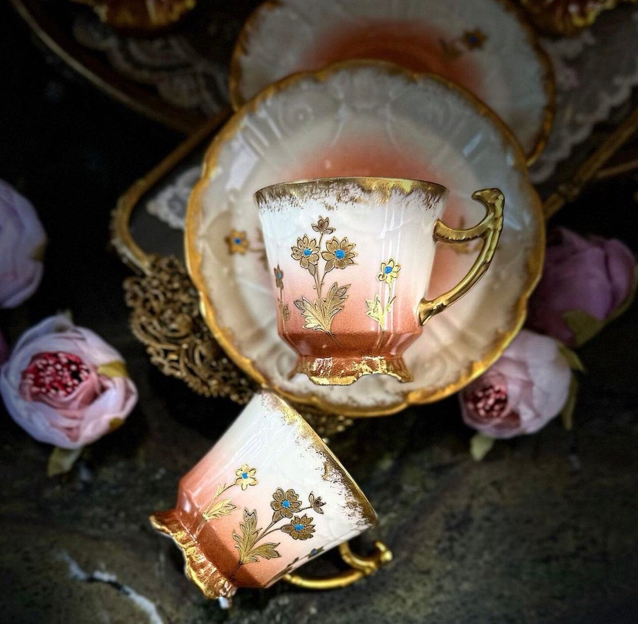 Antique Limoges Coffee/tea Set - Etsy