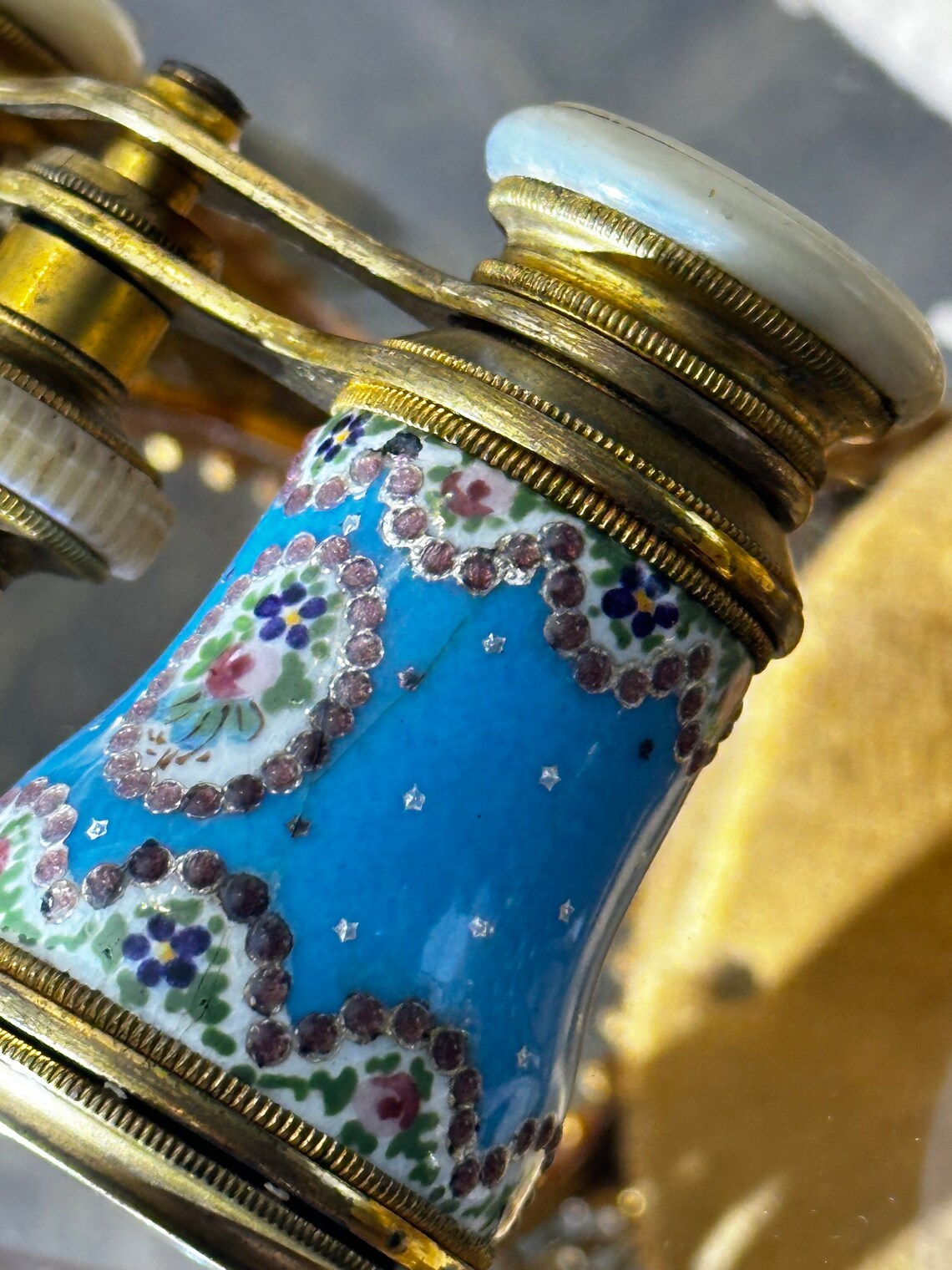 Antique Enamel Theater/opera Glasses - Etsy