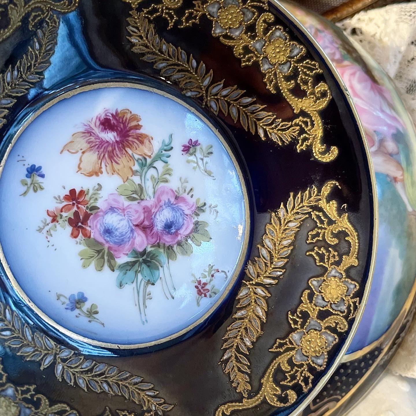 Rare Antique Sevres Porcelain Andre Golse 1880-1900 Period Cup and ...
