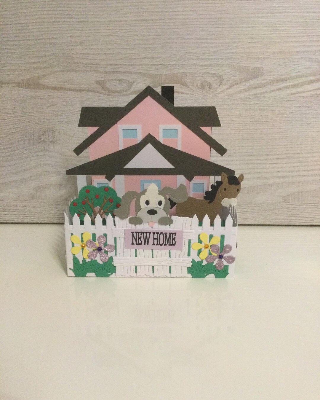 Pop up New Home Box Card Welcome to Your New Home Good Luck - Etsy