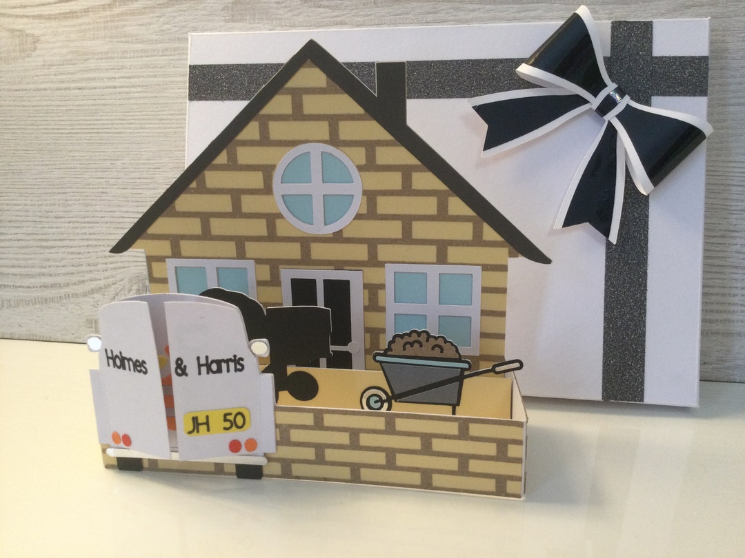 Bricklayer Builder Box Pop up Card Happy Birthday Dad Son - Etsy