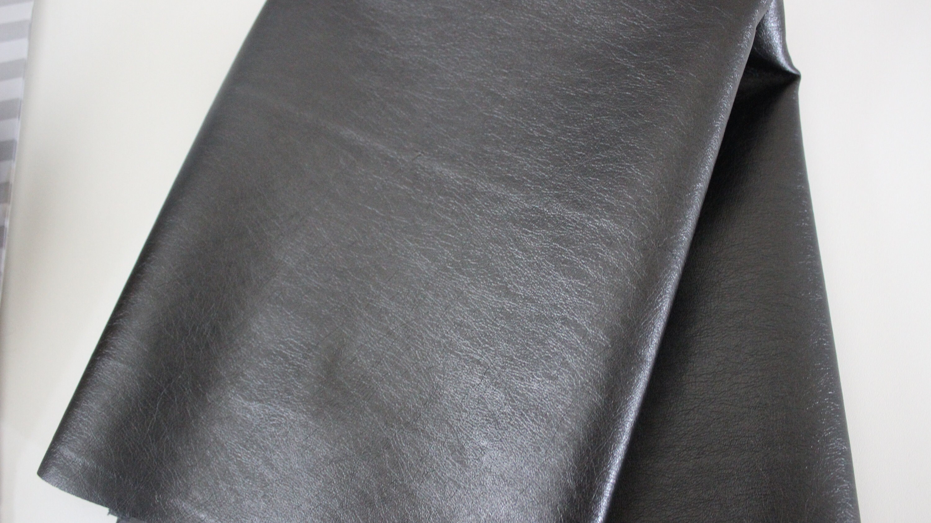 Kunstleder Glattleder glatt 50 x 140 schwarz | Etsy