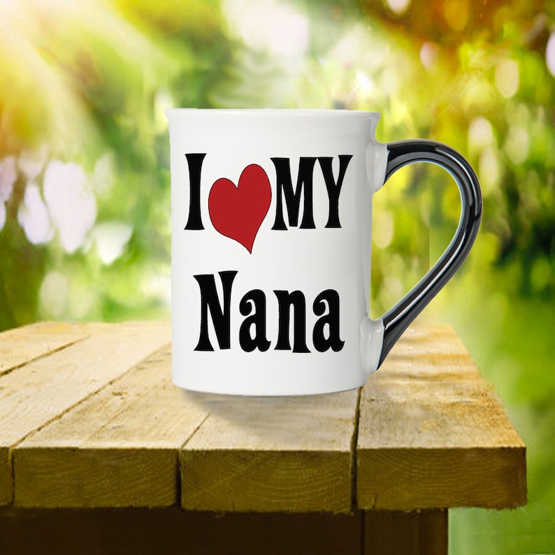 Nana Nana Mug Large 18 White Ceramic Coffee Mug Nana Ts Etsy