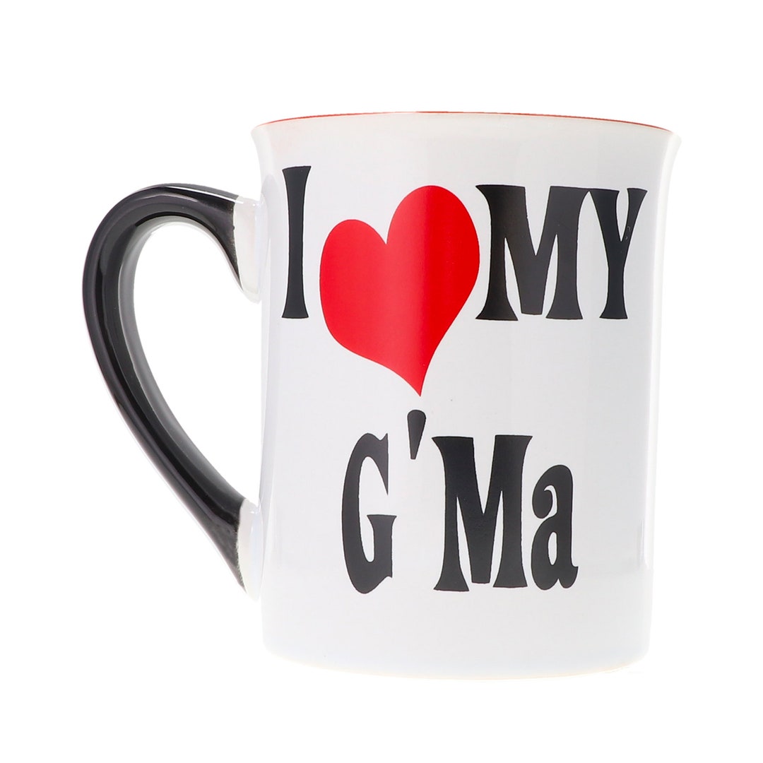 Gma Mug, Ceramic 16oz. I Love My G-ma Coffee Mug, G'ma Gifts, Best Ever ...