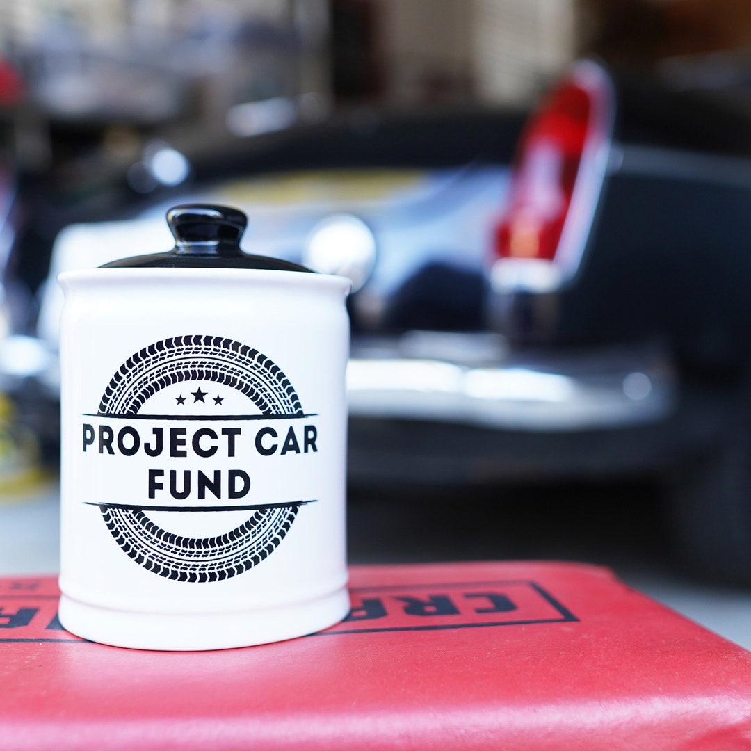 Cottage Creek Project Car Fund Piggy Bank, Car Money Jar, Car Gifts for ...