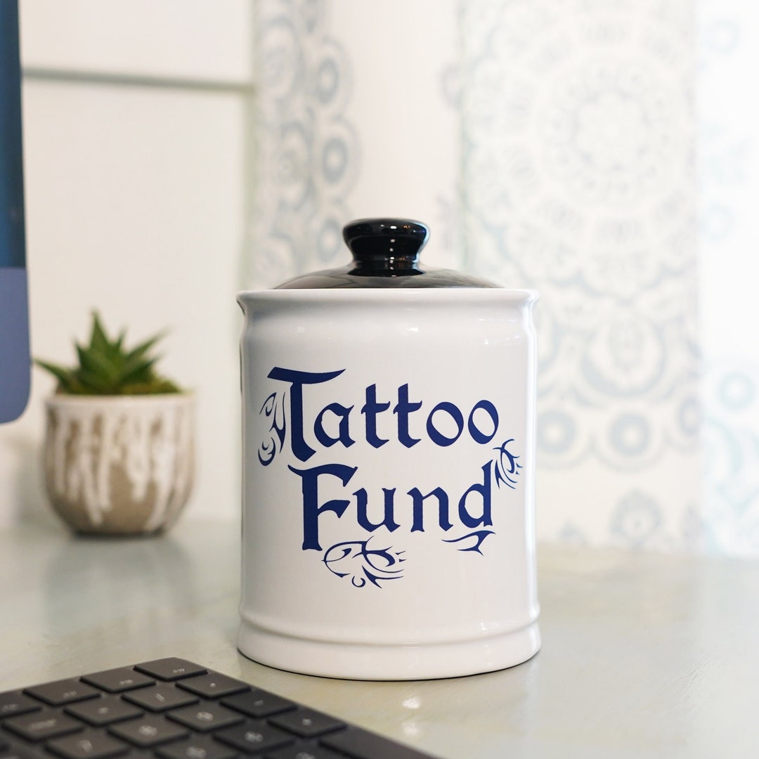 Cottage Creek Tattoo Piggy Bank, Tattoo Money Jar, Tattoo Gifts for ...