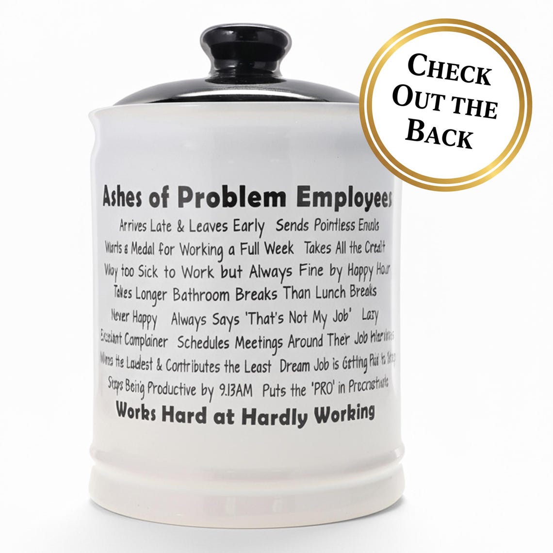 Cottage Creek Ashes of Problem Employees Piggy Bank, Christmas Gifts ...