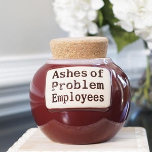 Ashes of Problem Employees Jar - Etsy