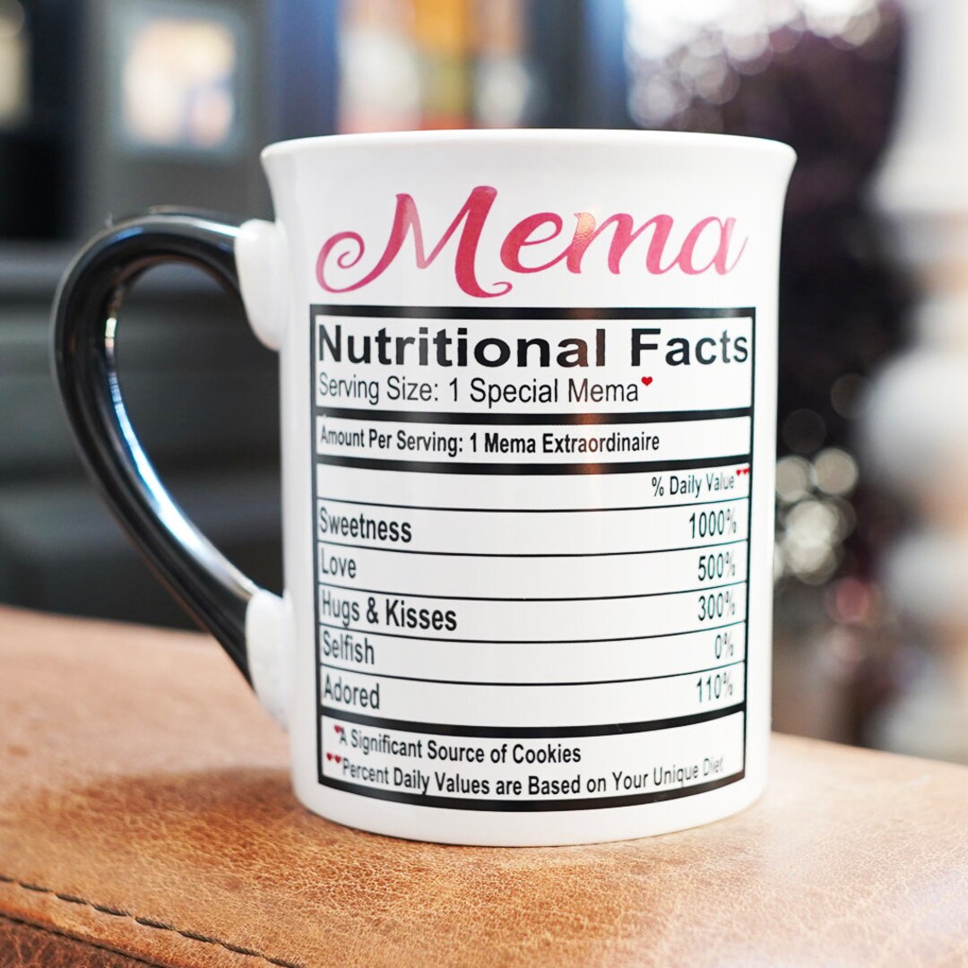 Cottage Creek Mema Mug, 16oz. Large Ceramic Mema Coffee Mug, Best Mema ...