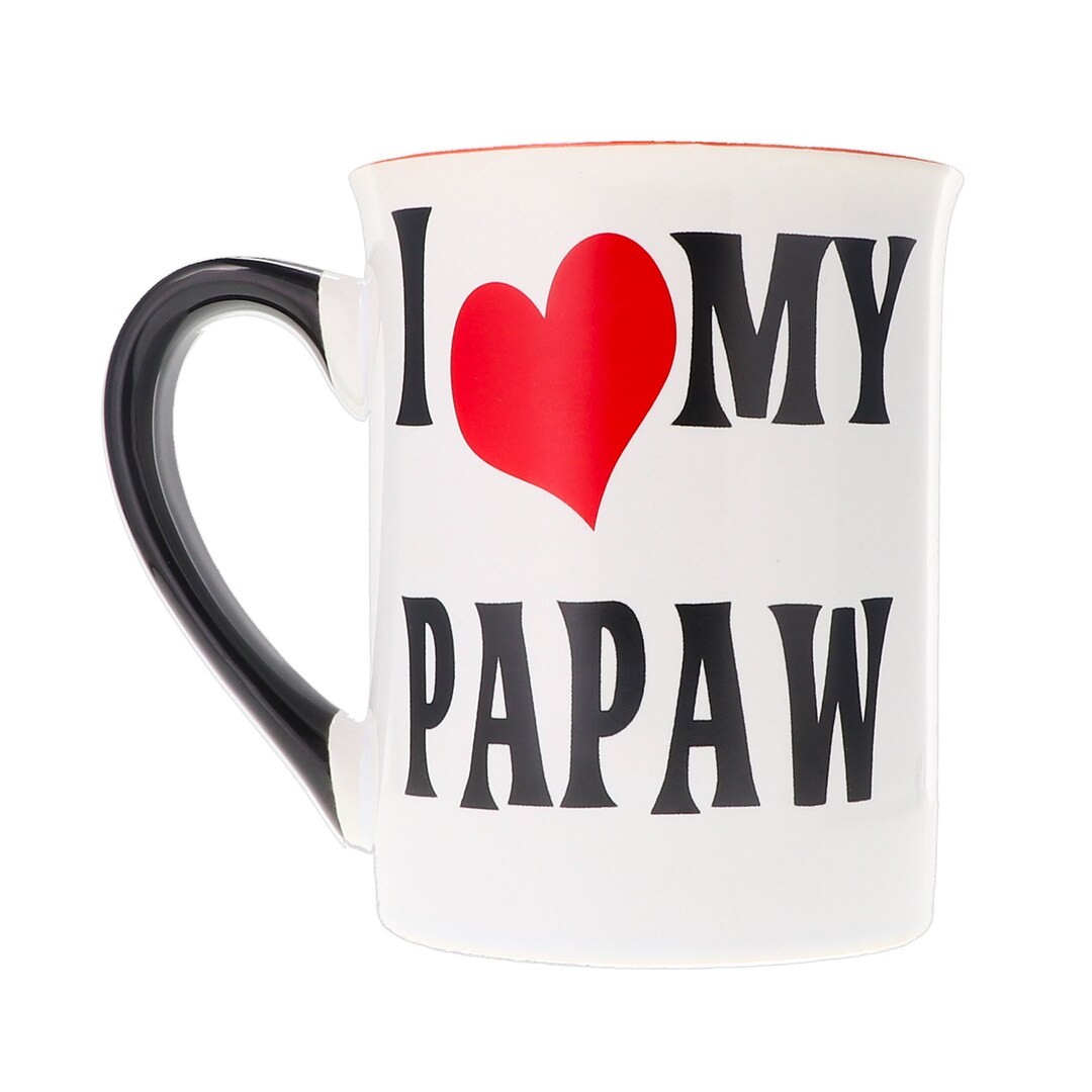 I Love My Papaw Coffee Mug - 16oz Ceramic Papaw Gift - Etsy