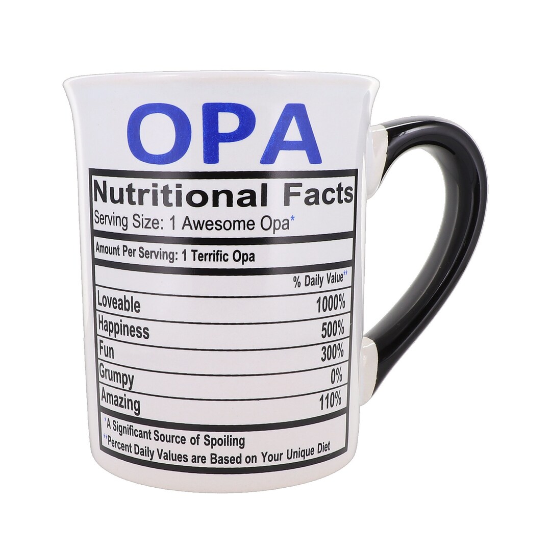 Opa Coffee Mug: 16oz Ceramic Grandpa Gift - Etsy