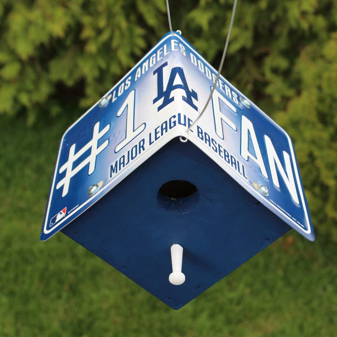 Los Angeles Dodgers #1 Fan License Plate Birdhouse - Etsy