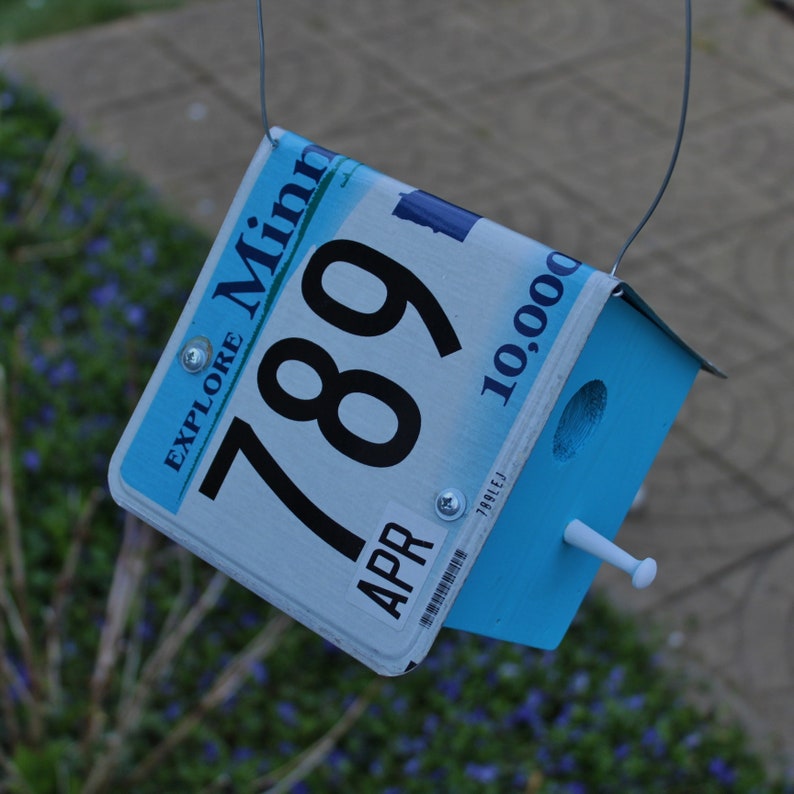 Minnesota 10000 Lakes License Plate Birdhouse | Etsy