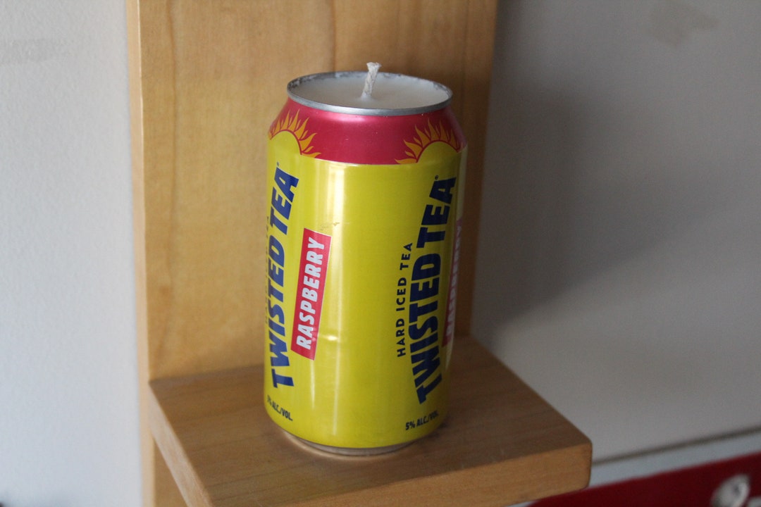 Twisted Tea Hard Ice Tea Raspberry Can Candle, Black Rasberry Scent - Etsy