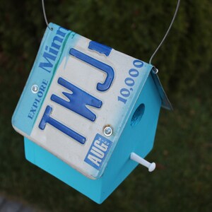 Minnesota 10,000 Lakes License Plate Birdhouse - Etsy