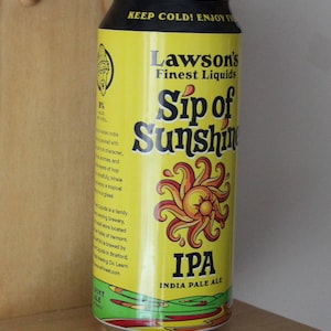 Lawson's "sip of Sunshine Ipa" Beer Can Soy Candle, Vanilla Scent - Etsy