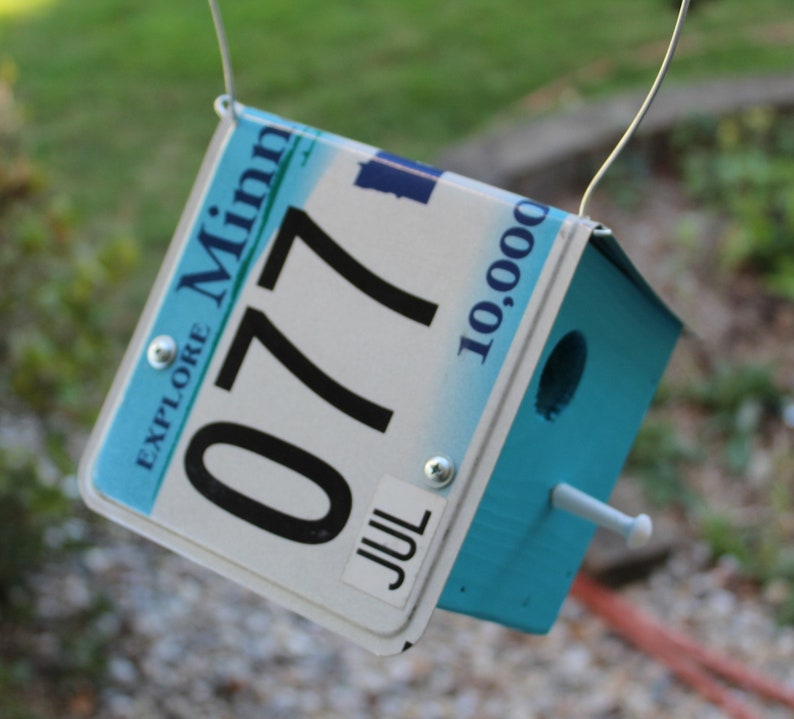 Minnesota 10000 Lakes License Plate Birdhouse - Etsy