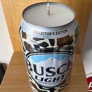 Busch Light Collectors Edition Camo Beer Can Candle, Soy Wax, Pine ...