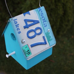 Minnesota 10,000 Lakes License Plate Birdhouse - Etsy