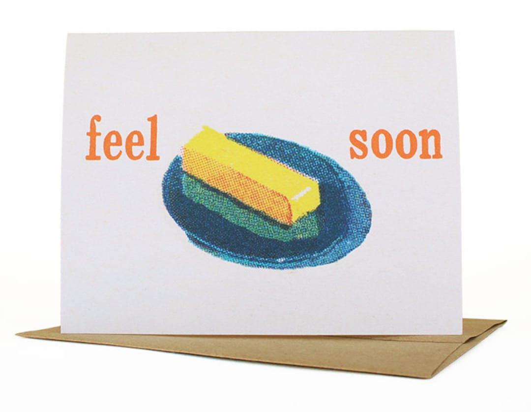 Feel Better Soon Get Well Card Humorous Get Well Card - Etsy