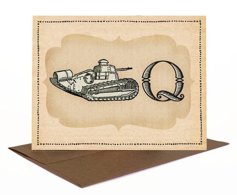 Tank Q, Thank You Card, Quirky Thank You Card, Humorous Card, Funny ...