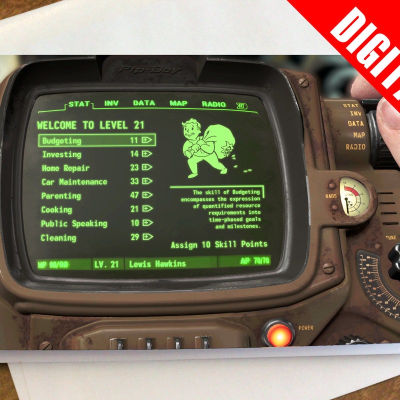 Fallout Invitation - Etsy