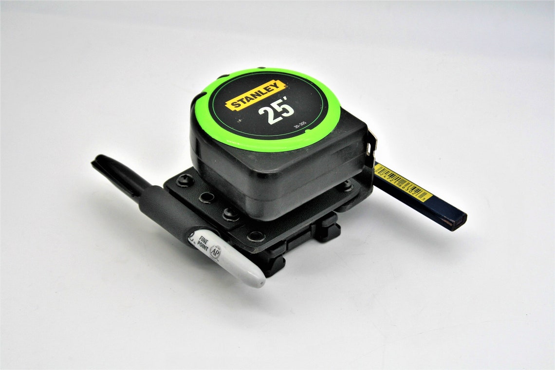 Carpenters Holster-tape Measure Carpenter Pencil and Sharpie - Etsy