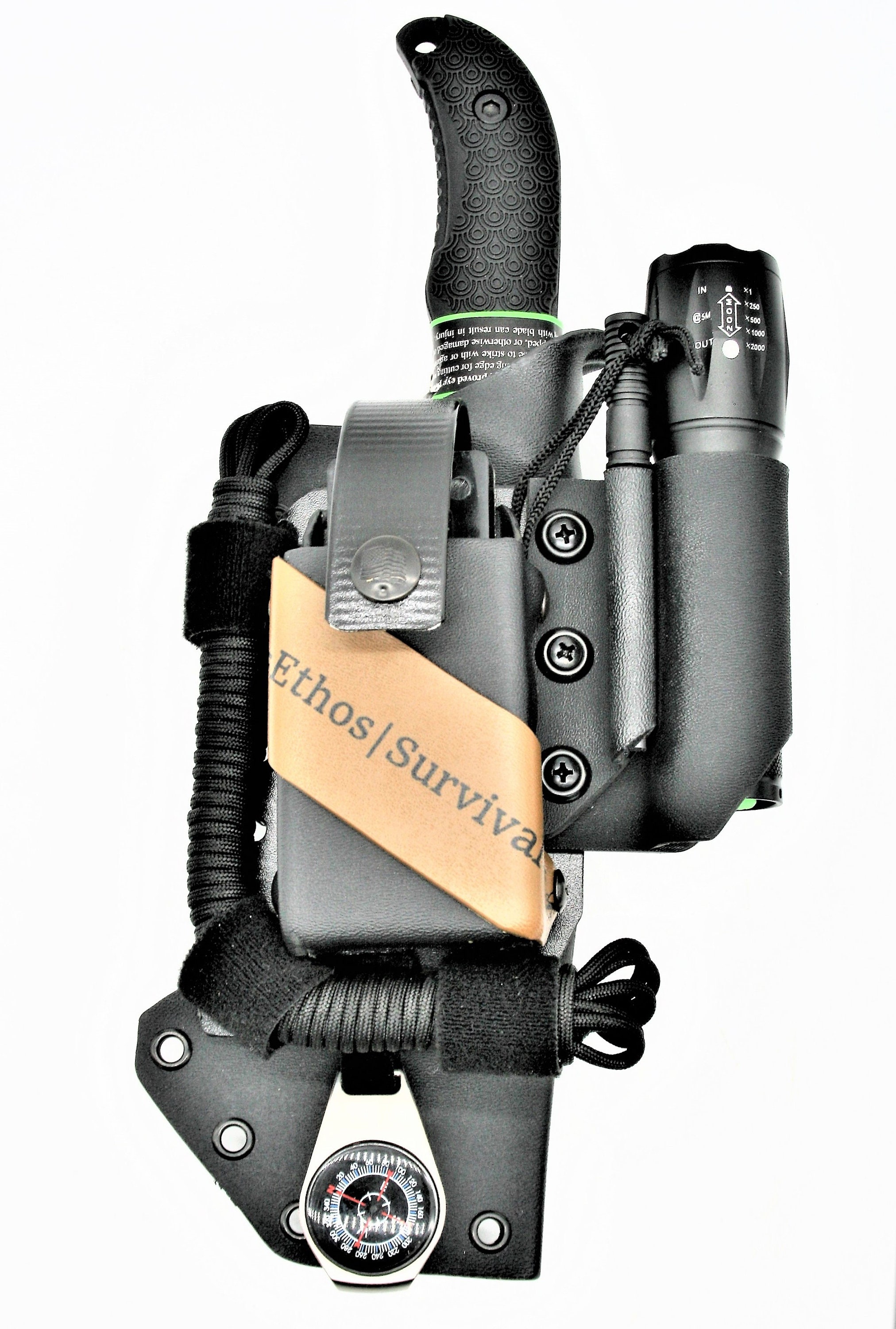 EDC Field Kit .. EVOLUTION... Schrade Frontier Knife, Tactical Pouch ...