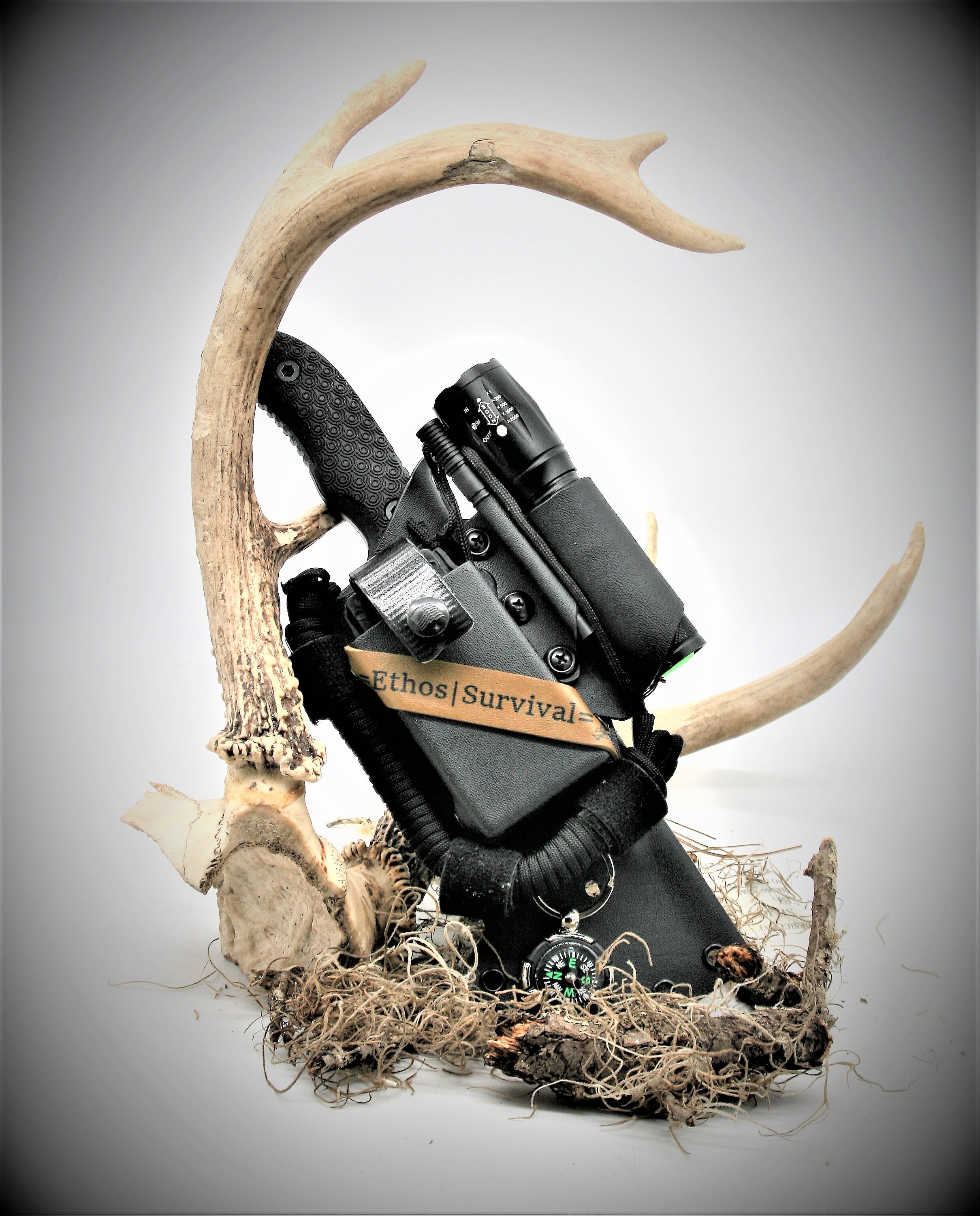 EDC Field Kit .. EVOLUTION... Schrade Frontier Knife, Tactical Pouch ...