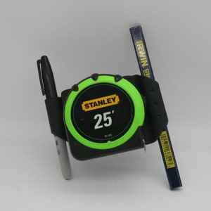 Carpenters Holster-tape Measure, Carpenter Pencil and Sharpie Holder - Etsy