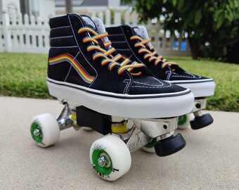 Custom Vans Roller Skates Vintage Skates & by SurfCitySkates