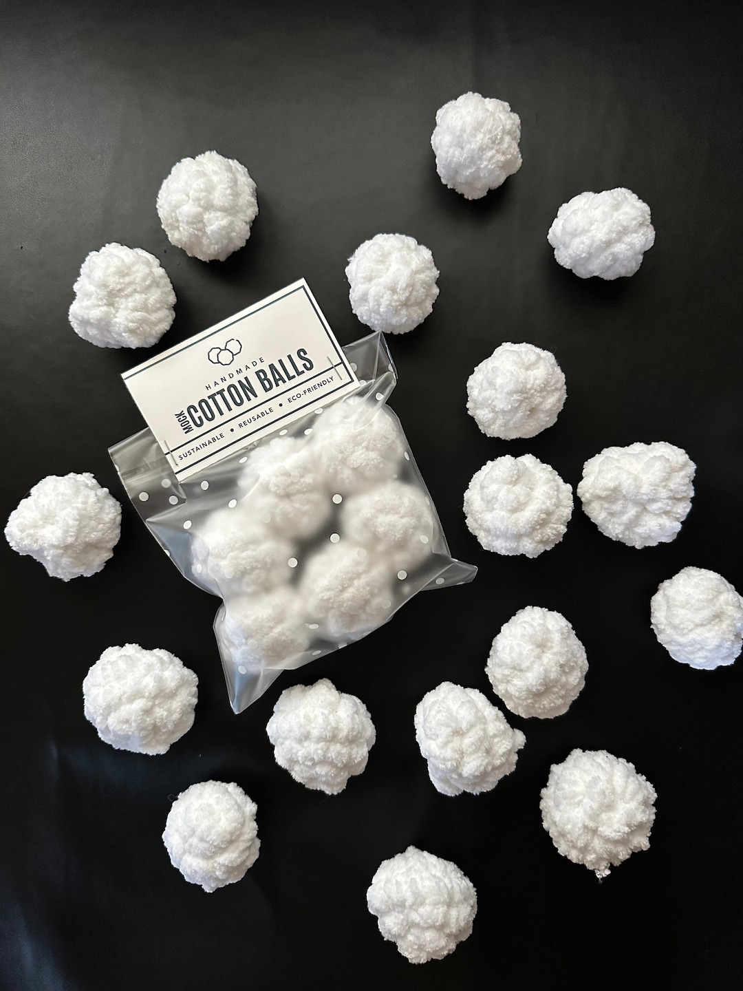 Faux Cotton Balls / Reusable Puffs / Makeup Remover / Skin Care ...