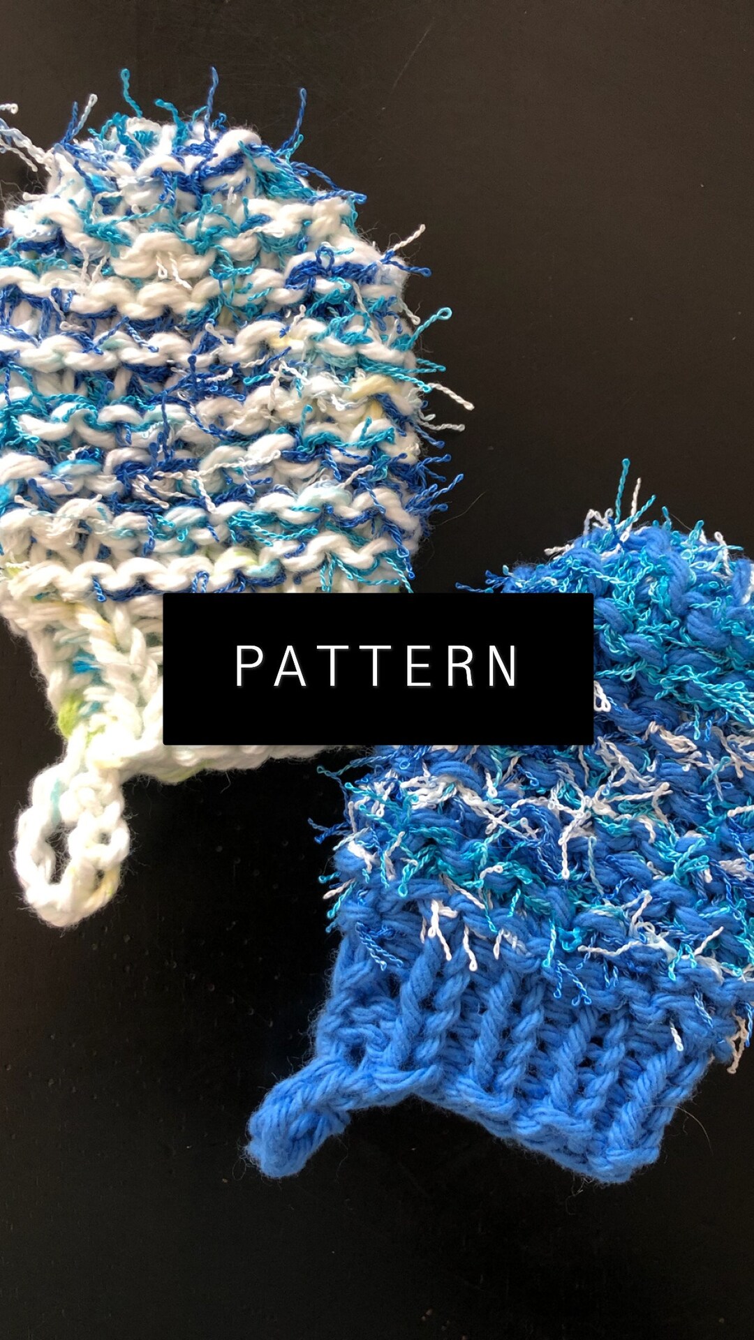 Knit Face Scrubby Pattern / Knitting Pattern / Cotton Face Cloth ...