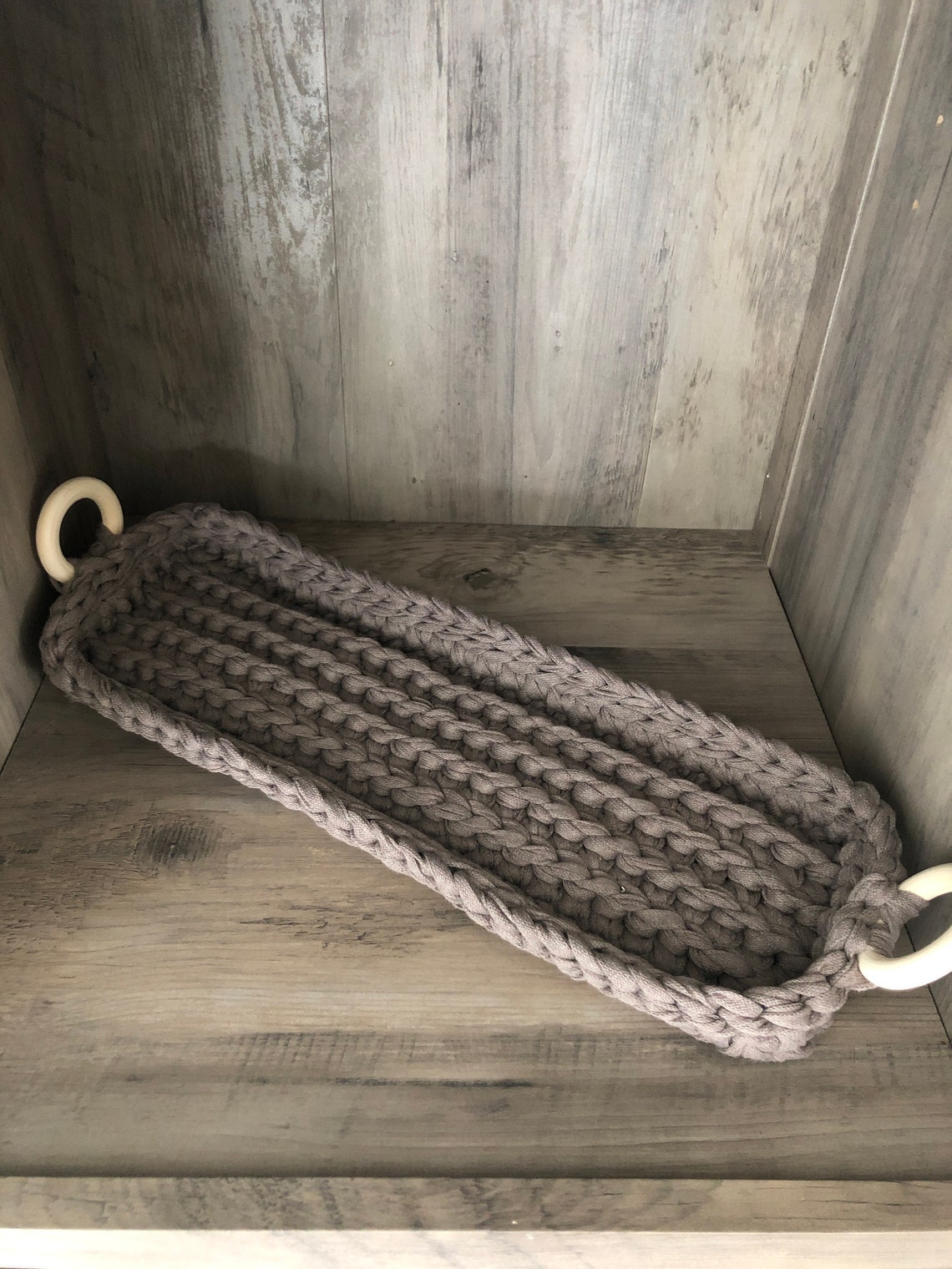 The Giving Tray Crochet Pattern / Crochet Cotton Tray With Wooden ...
