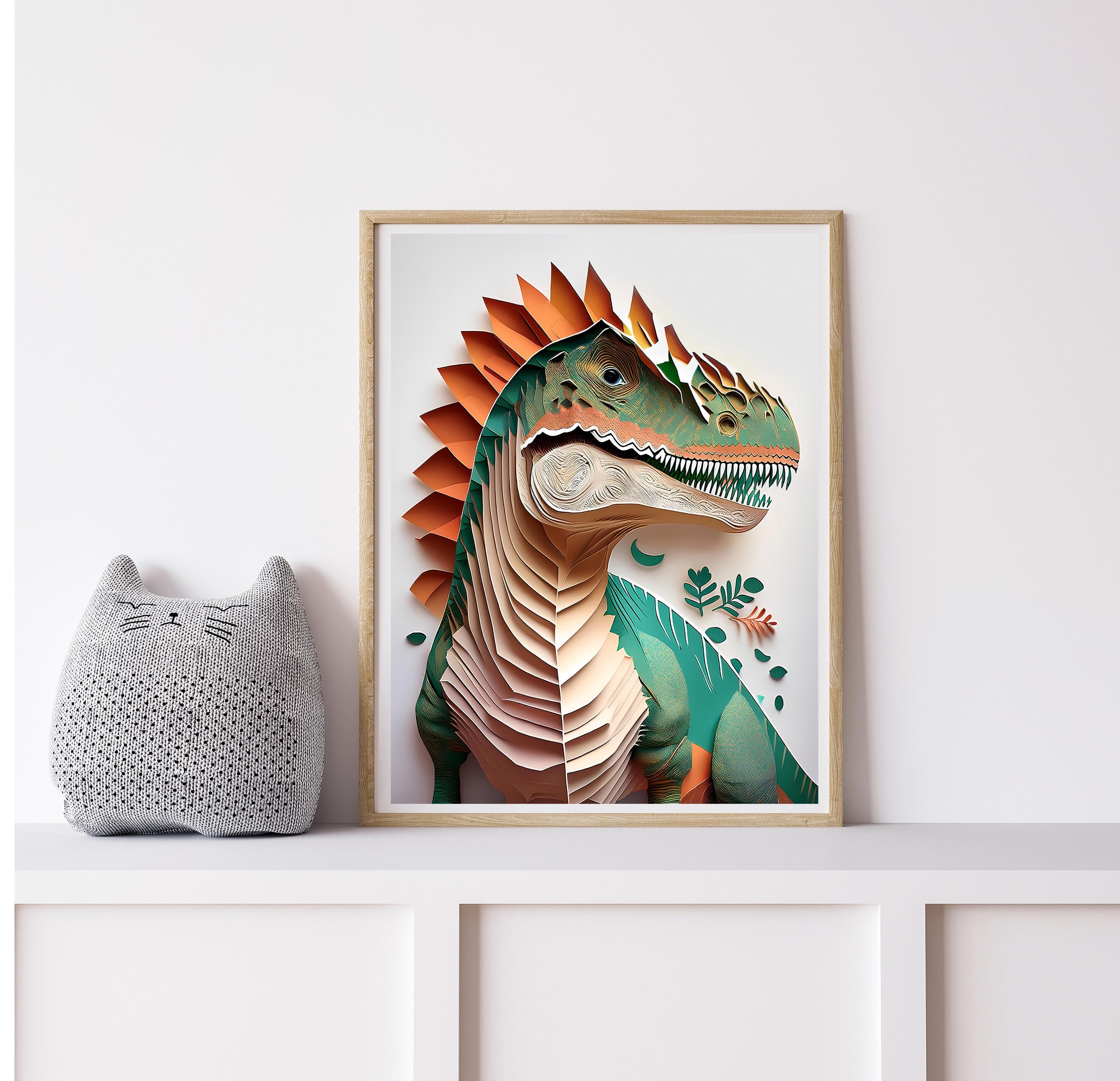 Tyrannosaurus Rex Print: Dinosaur Boy Room Wall Art (digital Download ...