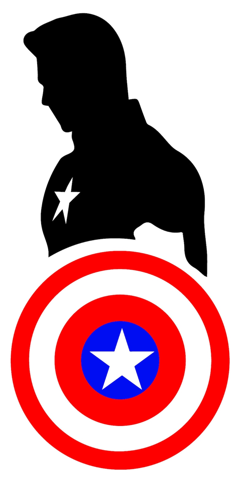 Captain America - SVG - Etsy
