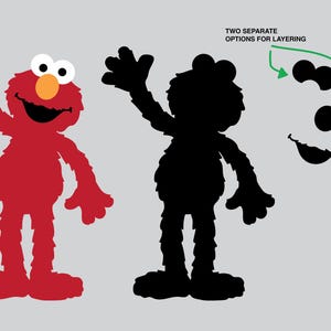 Street Sign & Elmo Digital File - SVG - Etsy