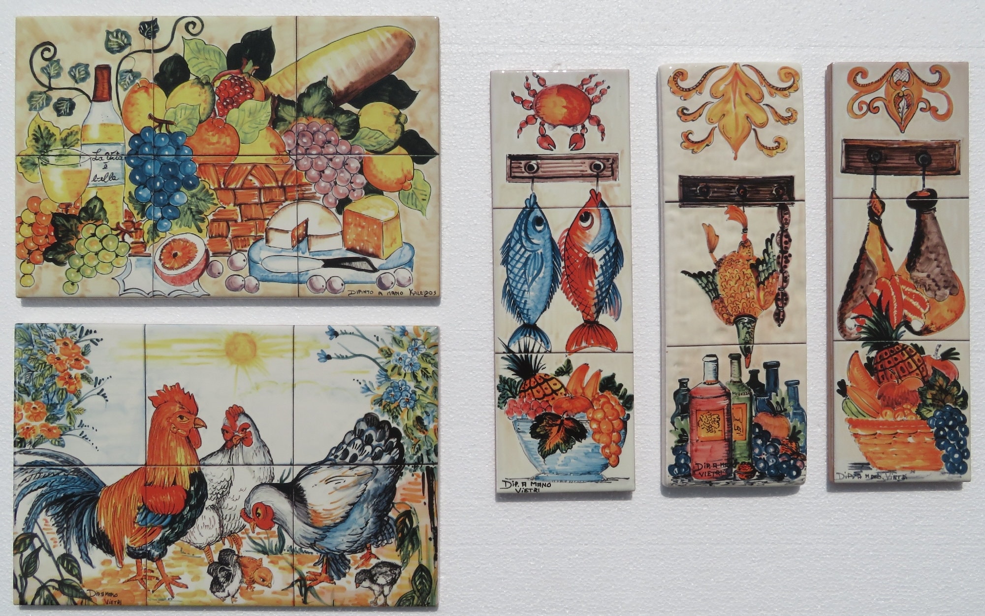 Decorative Tile Set, Hand Paint Tile, Decorative Tile, Ceramic Tile ...