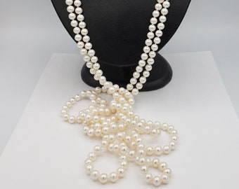 100" Pearl Necklace - Etsy