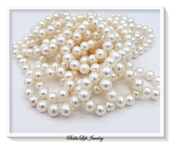 100 inch pearl necklace store