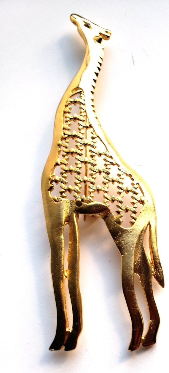 Giraffe Brooch Pin Ultra Craft - Gem