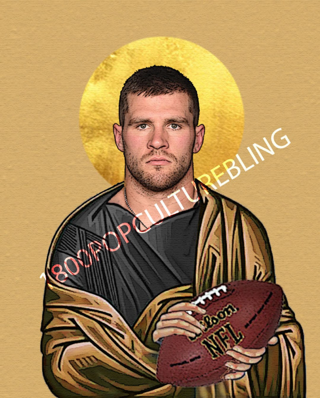 Saint T.J Watt Prayer Candle - Steelers - Etsy UK