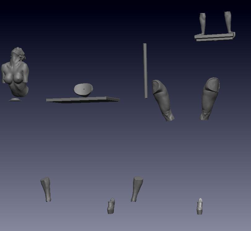 Digital File of Ecstatic Maid. STL Model Kit for 3D Printing. - Etsy