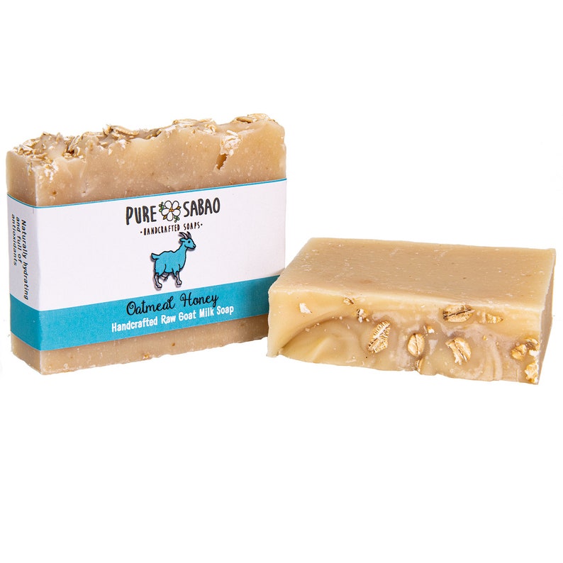 Pure Sabao Organic Oatmeal Honey Goat Milk Soap Handmade Etsy