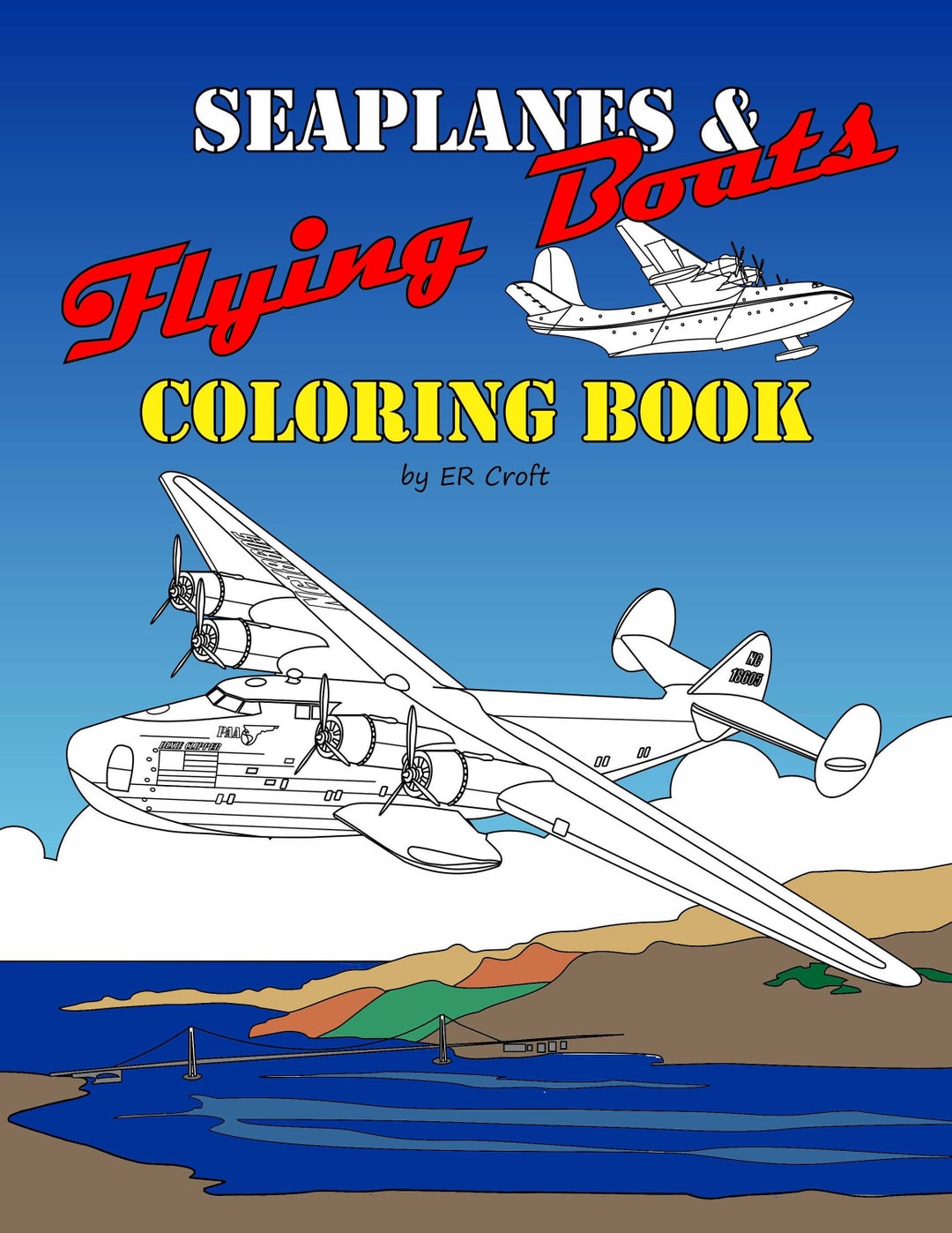 Seaplanes & Flying Boats Coloring Book - Etsy