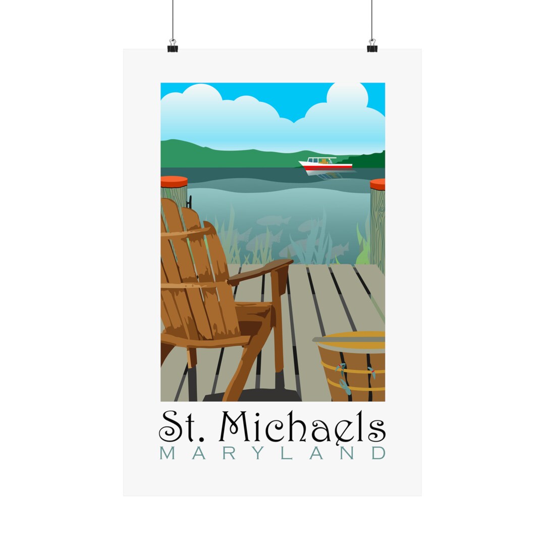 St. Michaels Poster relax Unframed - Etsy