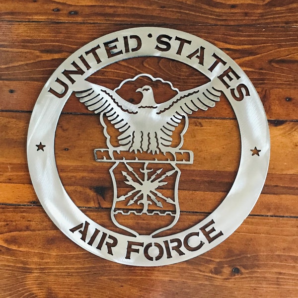 Metal Air Force Emblem - Etsy