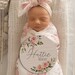 Hospital Name Sign, Door Name Sign, Birth Plate Baby Girl, Hospital ...