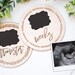 Pregnancy Milestone Card Set Pregnancy Announcement Weekly Trimester ...