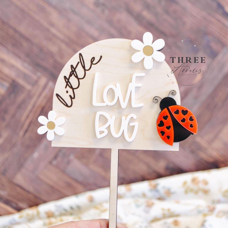 Lady Bug Cake Topper - Etsy